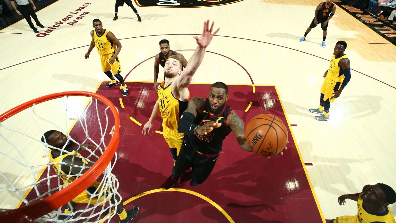 LeBron drops 45 points, Cleveland Cavaliers fend off Indiana Pacers in ...