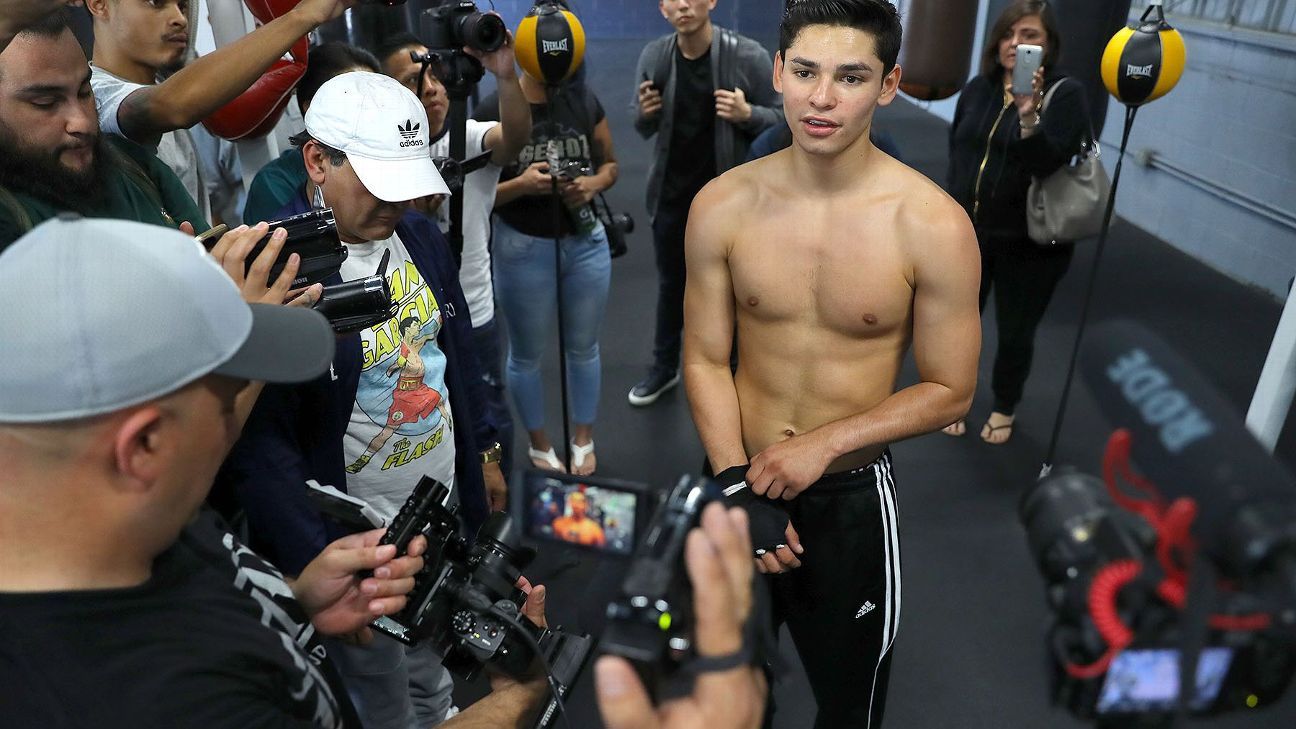 Ryan García y Jayson Vélez se tuvieron que pesar tres veces - ESPN