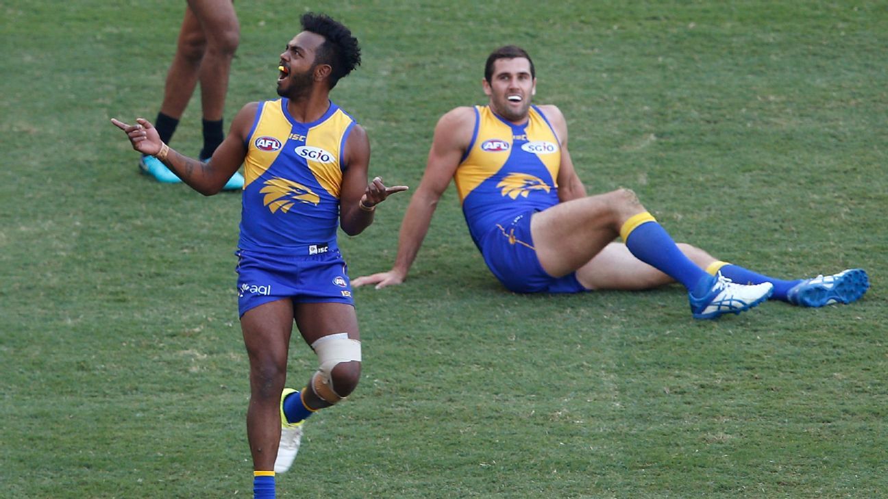 Luke Shuey injured as West Coast Eagles beat Port Adelaide - ESPN