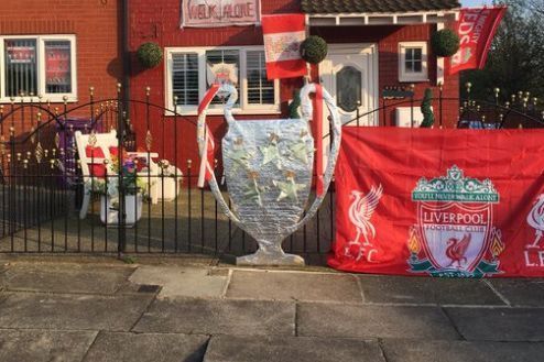 Liverpool super fan shows off impressive house ahead of Champions ...