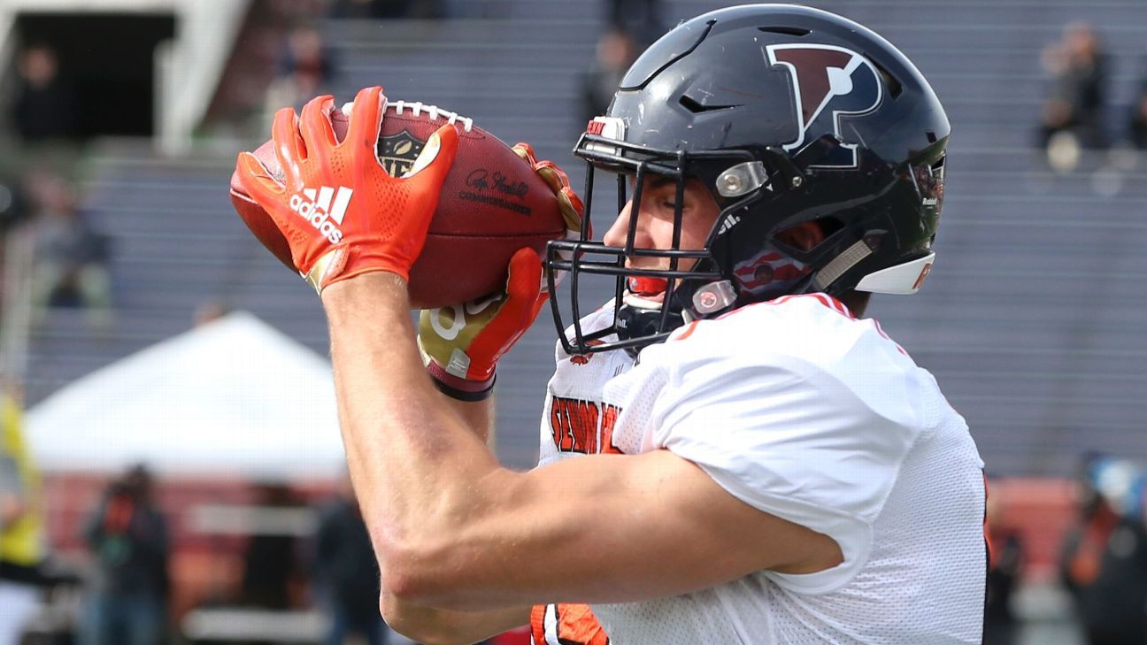 Justin Watson picks rookie camp over Penn graduation ceremony - ESPN ...