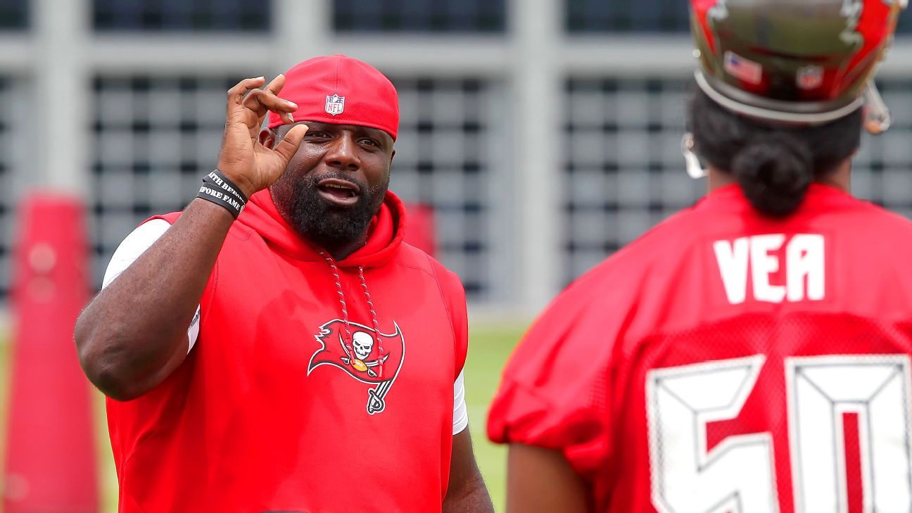 Brentson Buckner already has respect of Buccaneers' D-line - ESPN - NFC ...