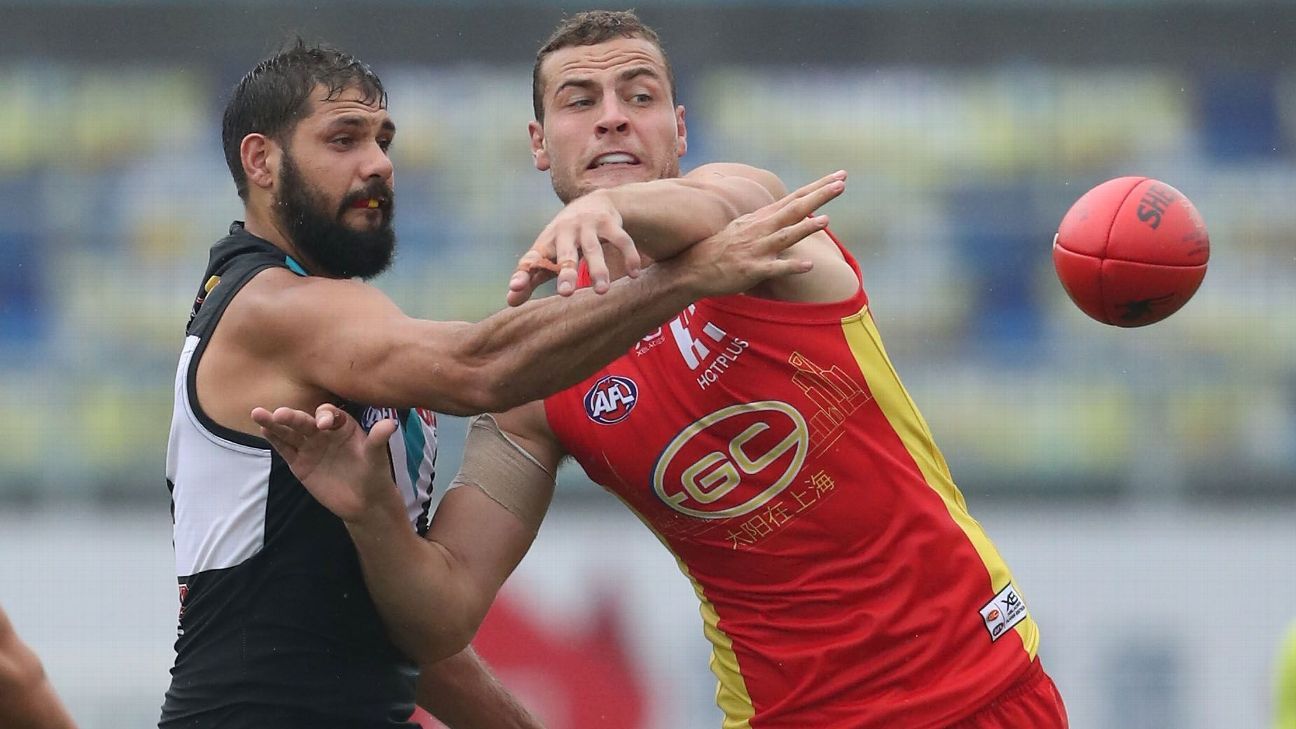 Port Adelaide Power down Gold Coast Suns in AFL's China game - ESPN