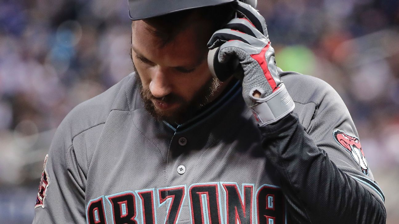 Steven Souza Jr. of Arizona Diamondbacks placed on DL - ESPN