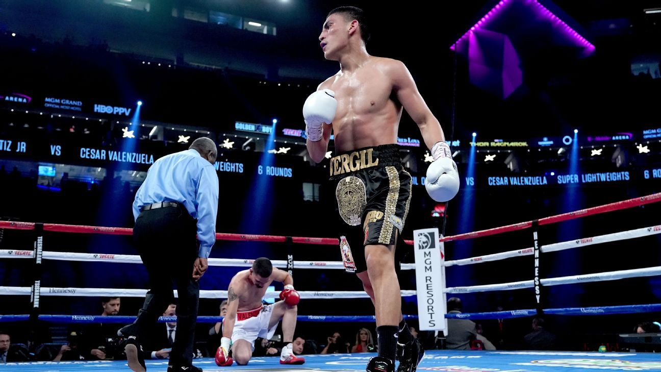 Vergil Ortiz Jr. defenderá título interino CMB contra Erickson Lubin - ESPN