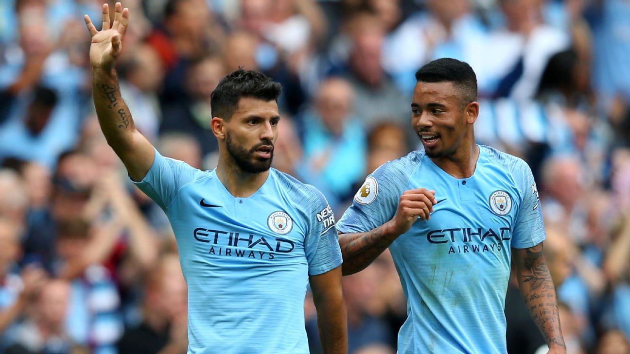 Sergio Aguero can help Gabriel Jesus succeed him at City - Pep ...