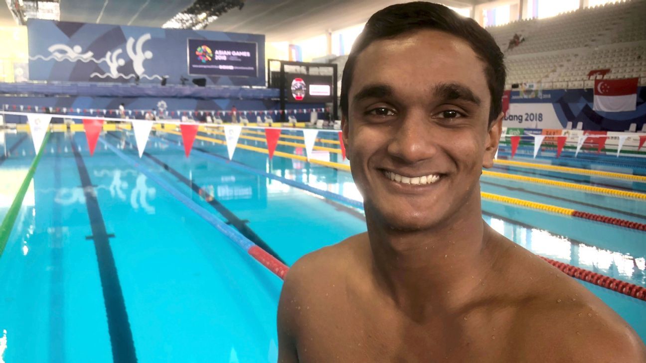 Akalanka Peiris, swimmer from Sri Lanka, takes school exams amid Asian ...