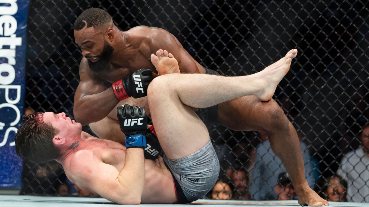 Tyron Woodley submits Darren Till in UFC 228 main event, defends ...