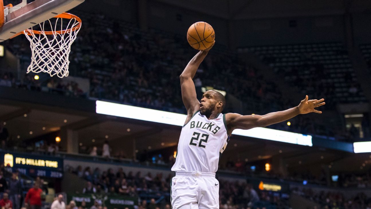 Khris Middleton, Malcolm Brogdon out for Milwaukee Bucks - ESPN