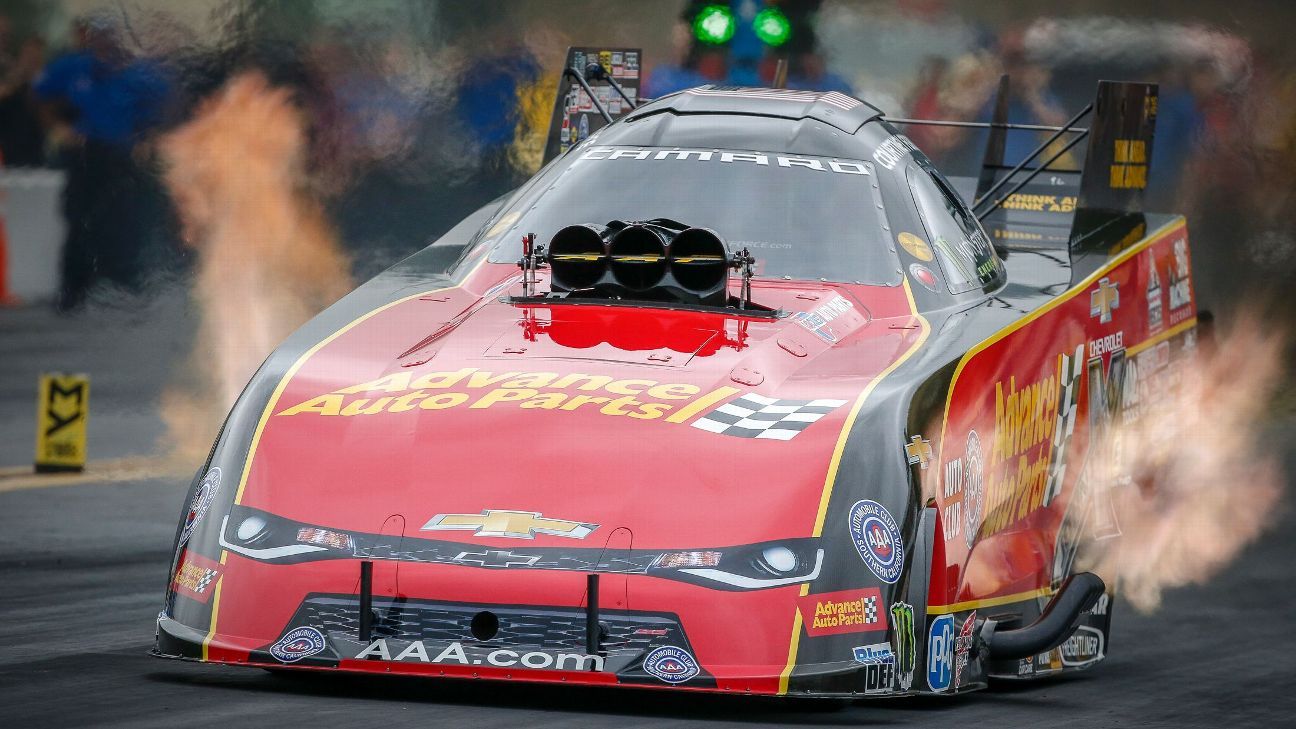 Courtney Force leads NHRA Funny Car qualifying at Maple Grove - ESPN
