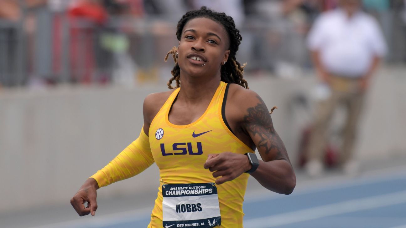 The prerace mix that gets sprinter Aleia Hobbs ready to go - ESPN