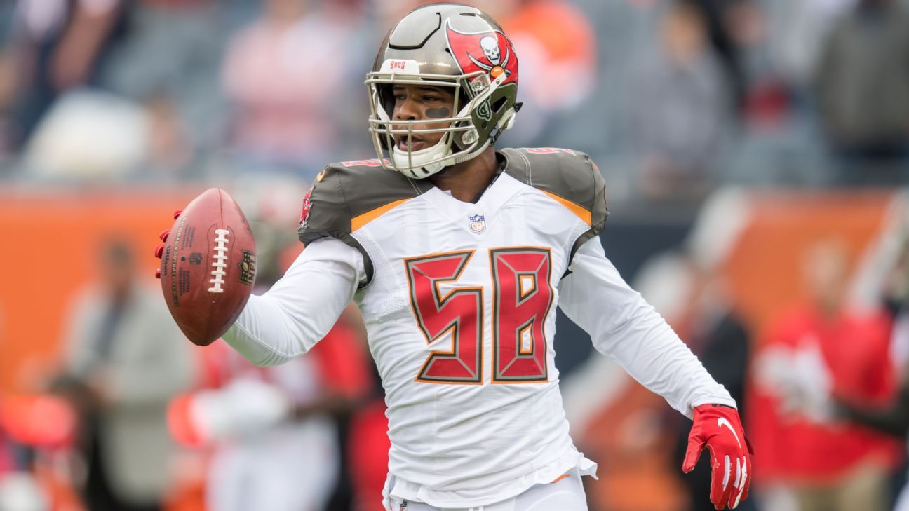 Buccaneers temen rotura de ligamento de LB Kwon Alexander. - ESPN