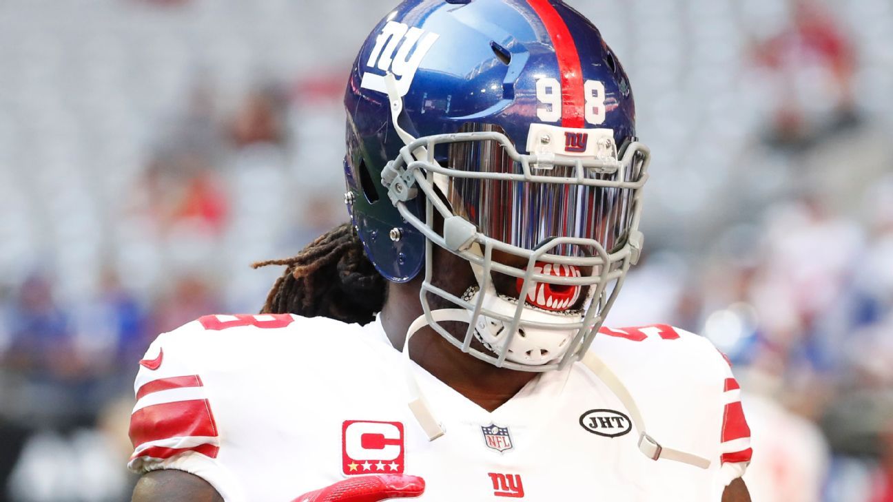 Damon Harrison pasa por la vía del canje de los New York Giants a los ...