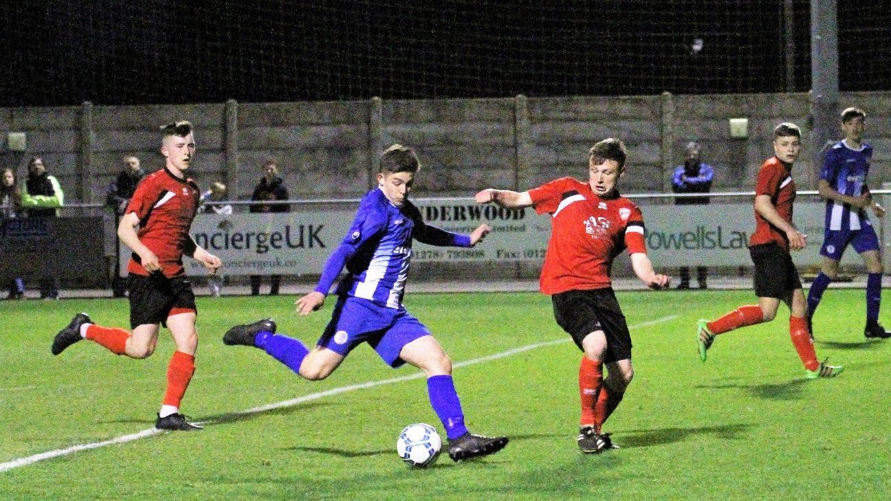 Two teams eight leagues apart Clevedon Town face might of Manchester ...