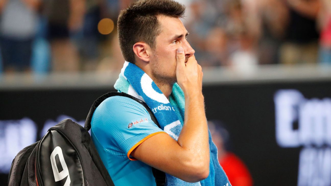 Tennis Australian Open Bernard Tomic Unloads On Lleyton Hewitt Espn