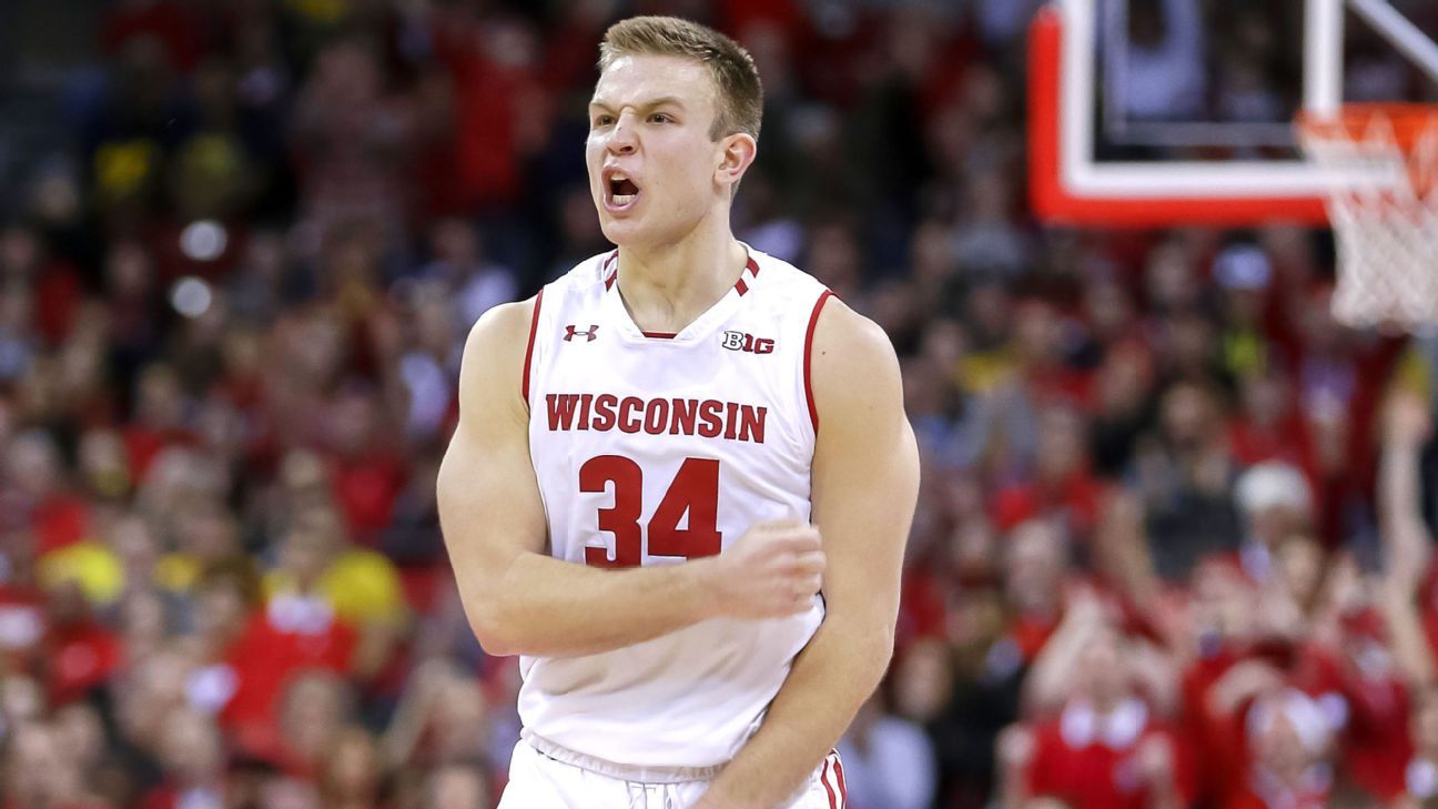 Wisconsin's Brad Davison suspended one game for flagrant foul - ESPN