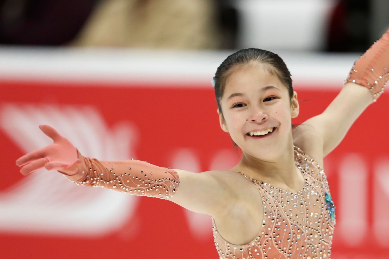 Liu lands historic quad lutz, wins Jr. Grand Prix - ESPN