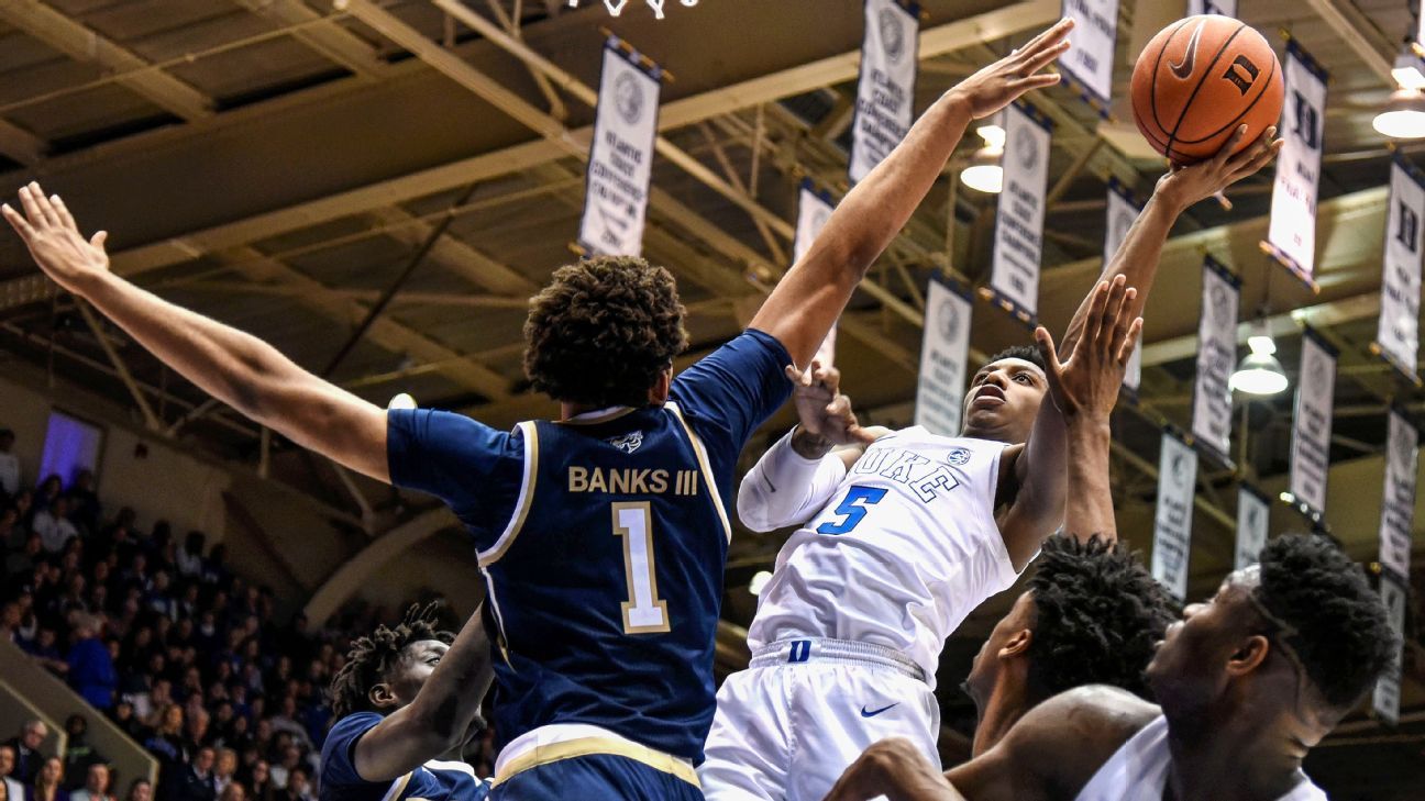 Duke Blue Devils win by 13 but show how to be beaten - ESPN