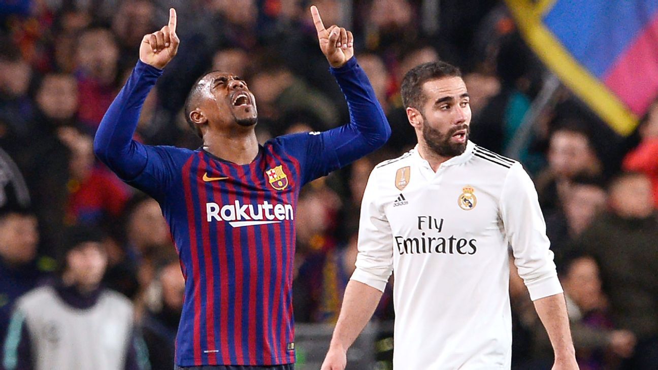 Malcom, Gerard Pique stand tall but Barcelona draw first leg vs. rivals ...
