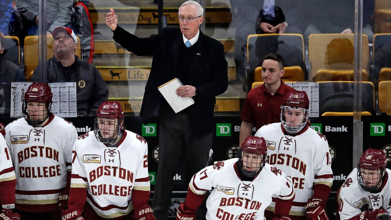 Boston College signs hockey coach Jerry York to contract extension - ESPN