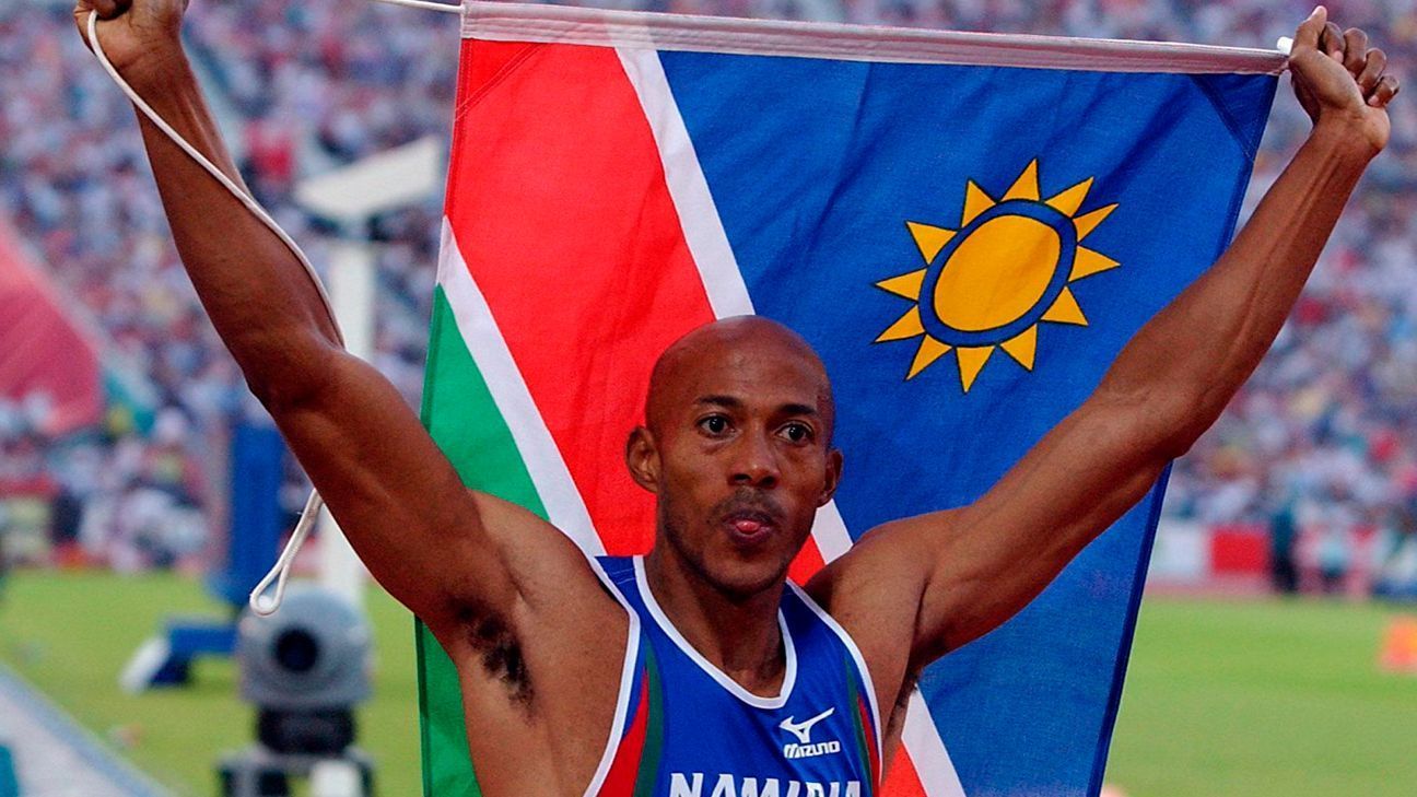Frank Fredericks, único medallista olímpico namibio de la historia - ESPN