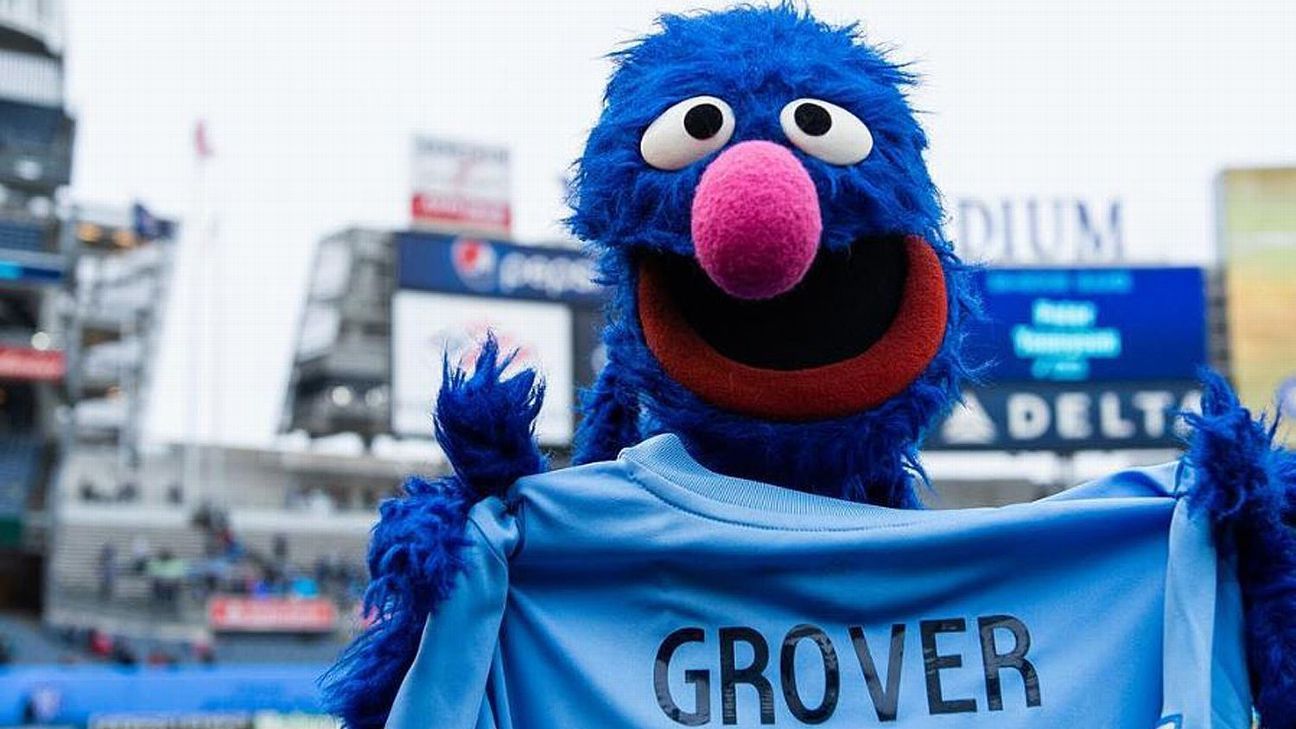New York City get coaching tips from Sesame Street's Grover: 'Kick the ...