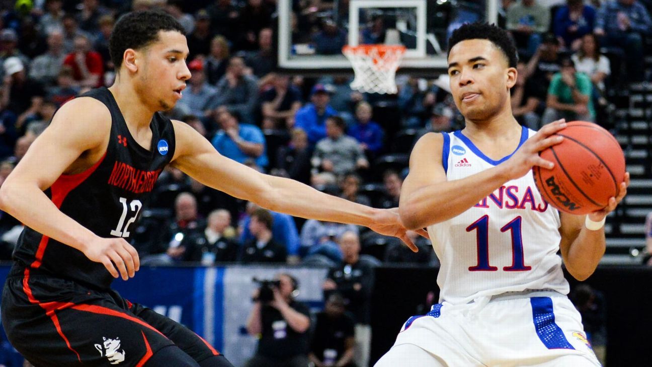 Hip pointer shelves leading scorer Devon Dotson for No. 6 Kansas - ESPN