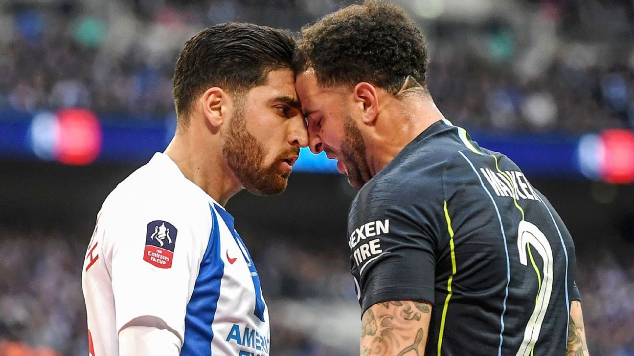 Manchester City Quadruple 'almost impossible' after Walker injury - Pep ...