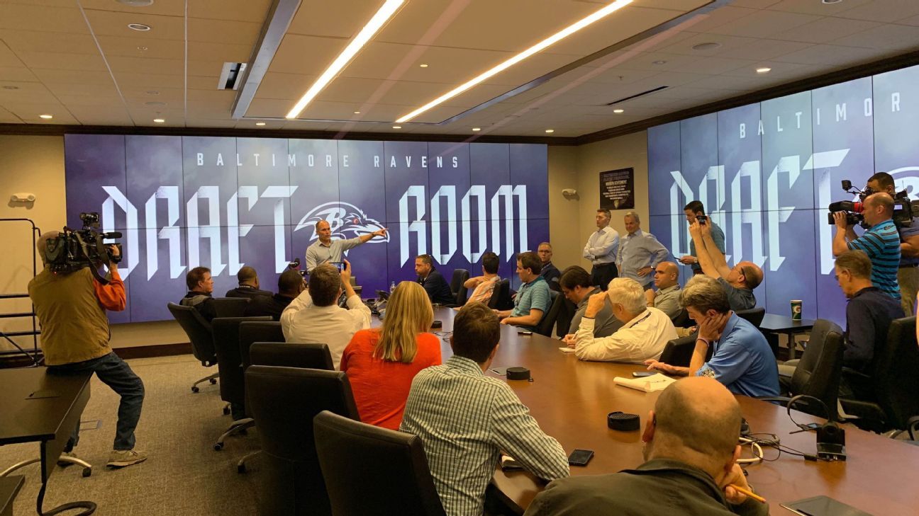 Ravens move from paper cards to $600,000 digital draft room - ESPN ...