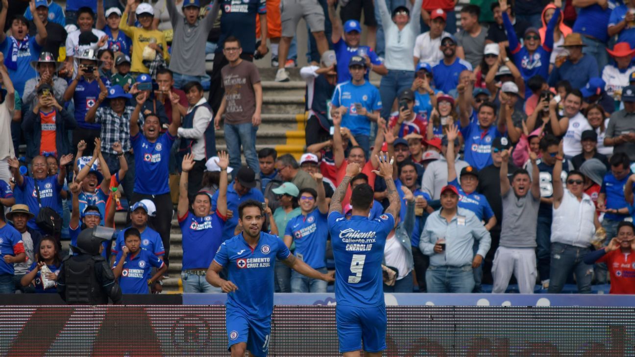 Afición de Cruz Azul invadió el Olímpico de la BUAP - ESPN