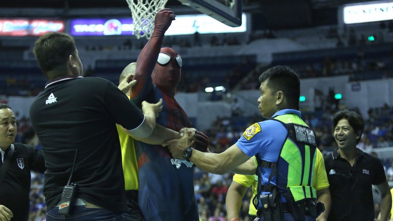 PBA - Costumed man's antics spoiled classic Finals battle - ESPN