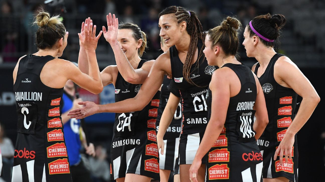 Super Netball Magpies cruise to easy win over Thunderbirds - ESPN