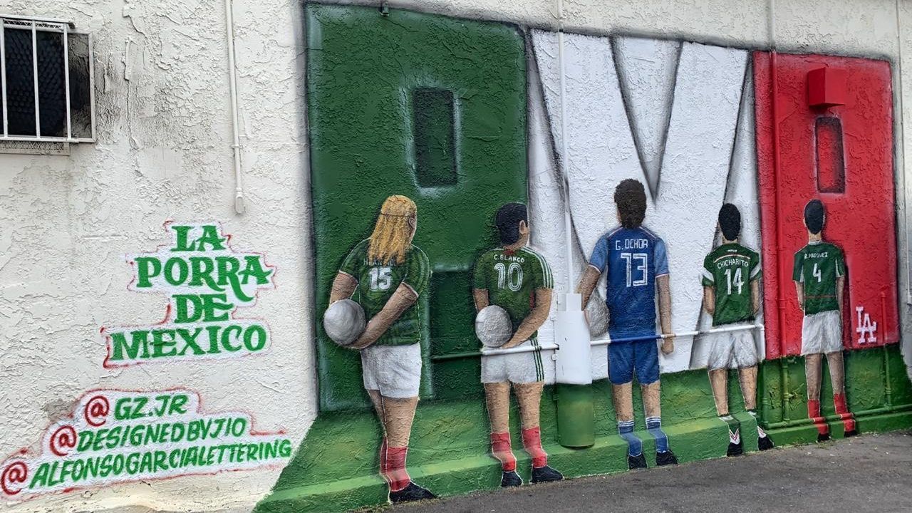 El mural del Tri en Los Angeles - ESPN