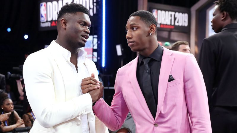 Zion Williamson, primer seleccionado en el Draft de NBA - ESPN