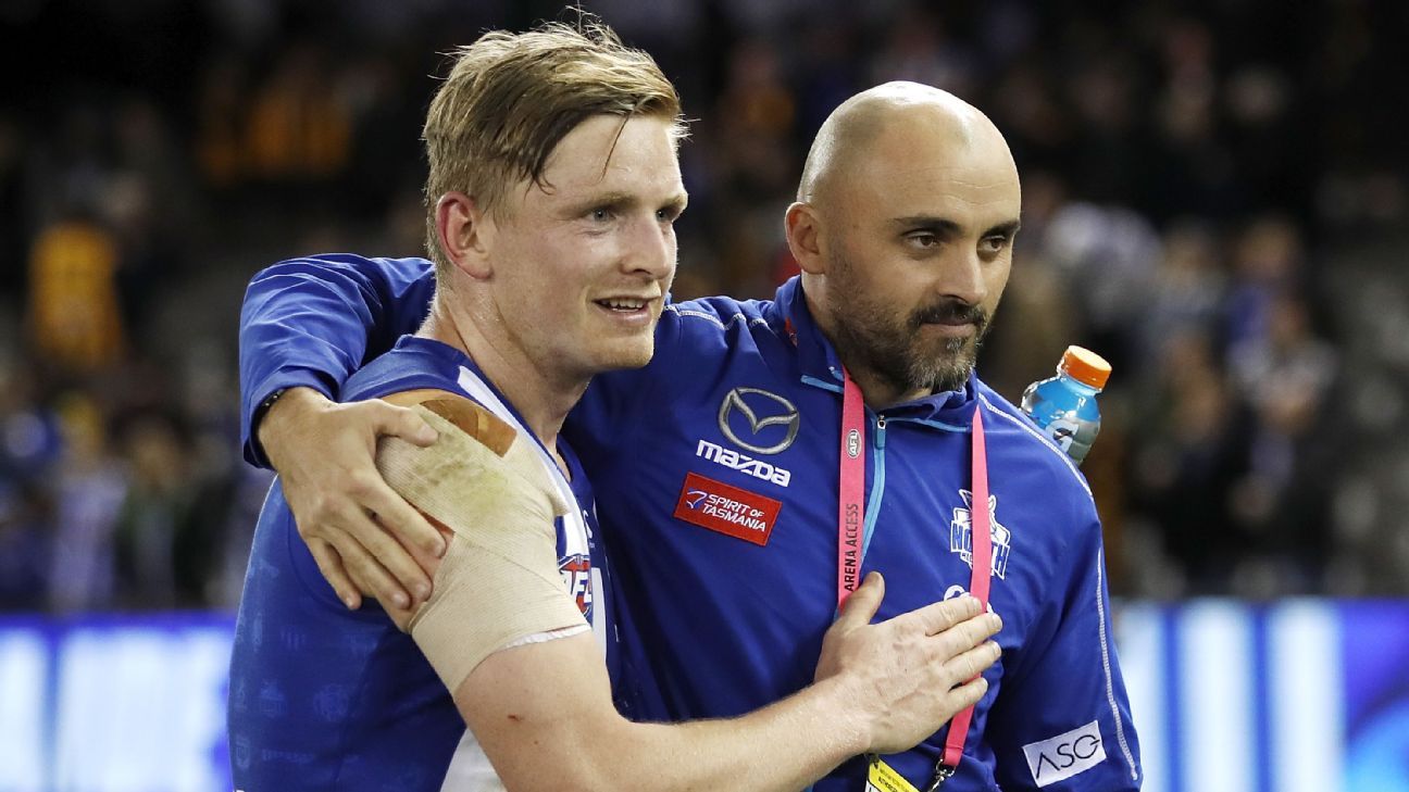 Undermanned Roos in stunning AFL comeback - ESPN