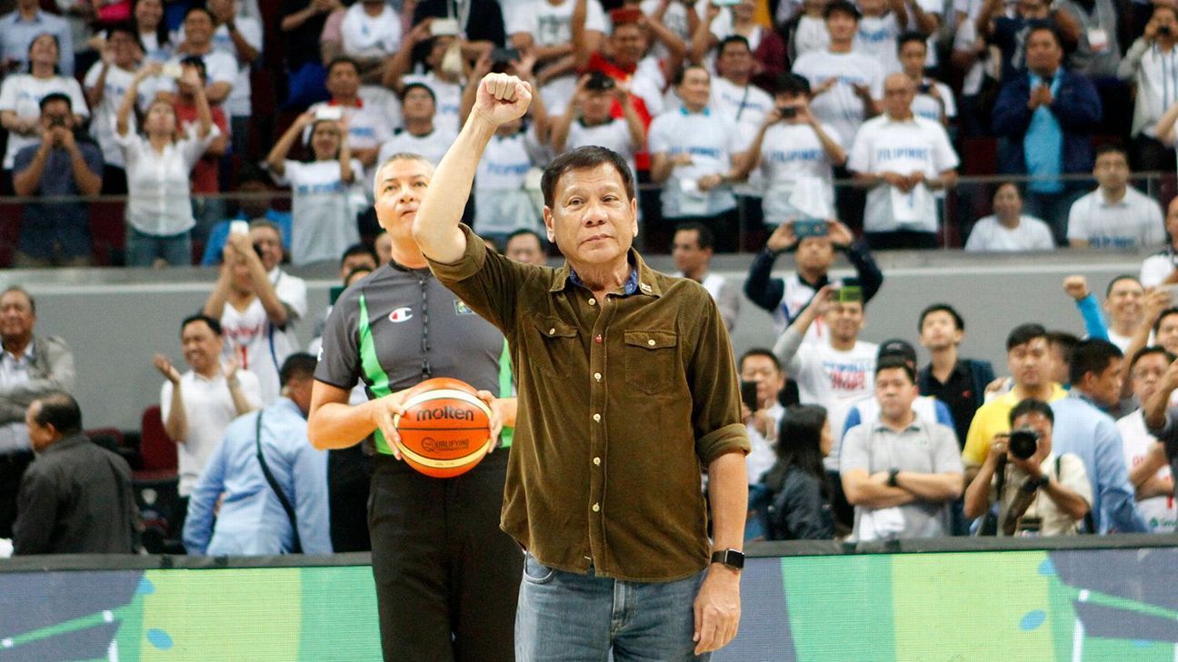 Duterte to watch Gilas-Italy in Foshan - ESPN