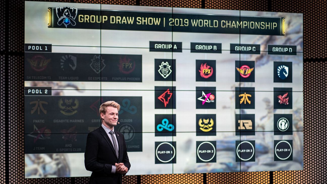 League of Legends World Championship group draw offers challenges for ...