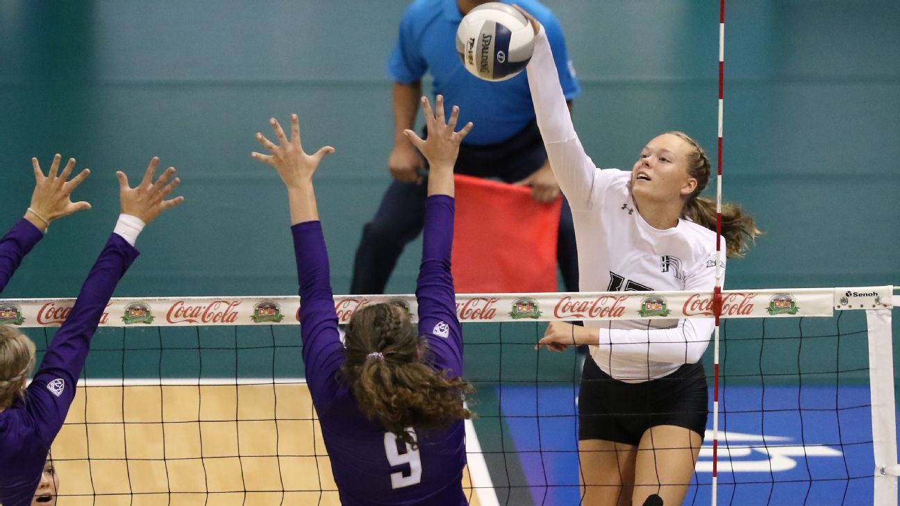 Resurgent Hawaii volleyball reaching new (and old) heights - ESPN