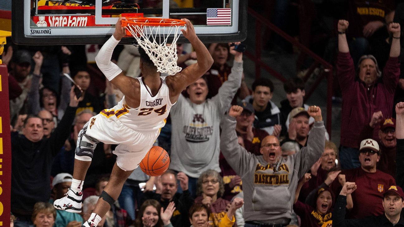 Minnesota forward Eric Curry loses another season to knee injury - ESPN