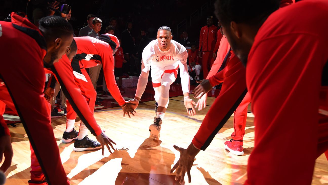 NBA DFS picks - Ride Russ in his Rockets debut? - ESPN