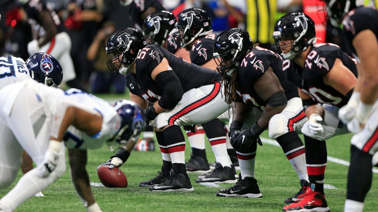 Falcons' heavy investment in the offensive line hasn't paid off - ESPN ...
