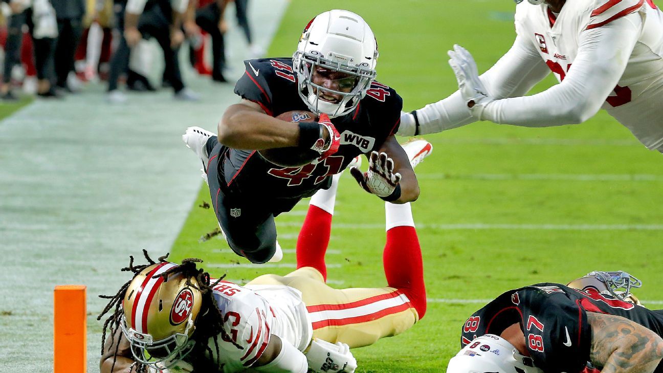 Kenyan Drake breaks out in first game with Cardinals - ESPN - Arizona ...