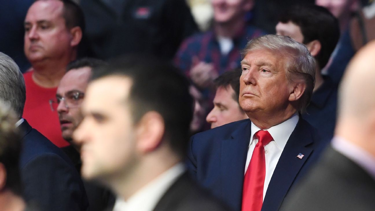 President Trump gets mixed reaction at UFC 244 at MSG - ESPN