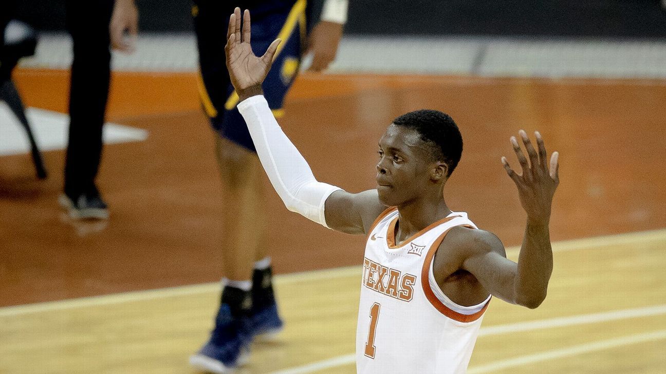 Texas' Andrew Jones scores career-best 20 points in return from ...