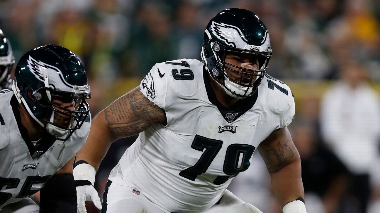 Extensión récord para el guardia Brandon Brooks en Philadelphia - ESPN