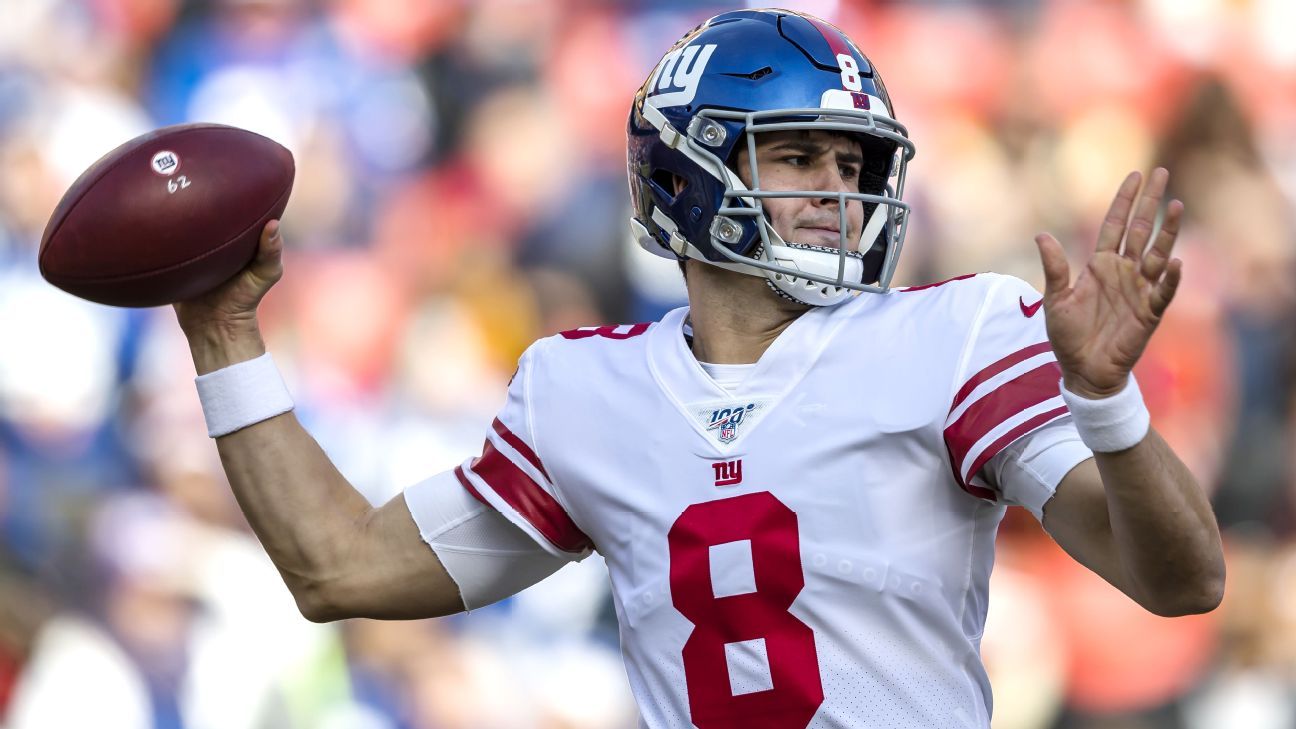 New York Giants QB Daniel Jones to start vs. Arizona Cardinals - ESPN