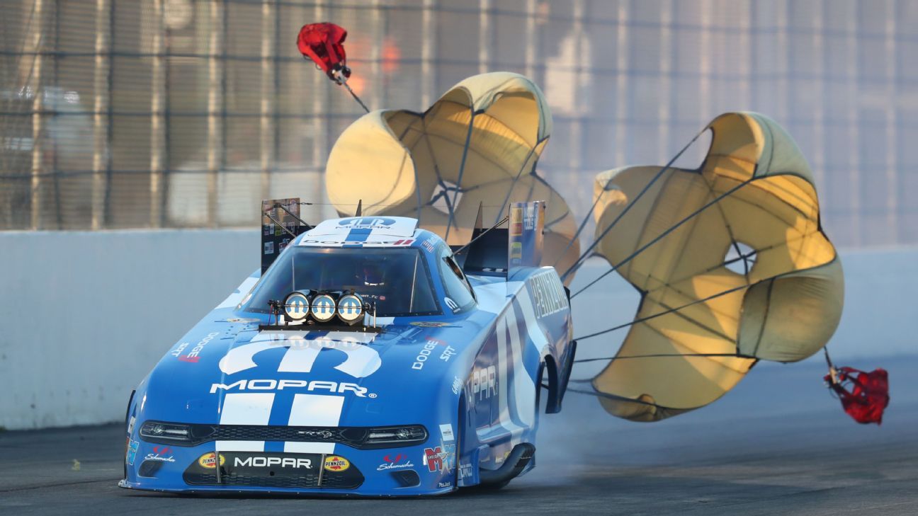 Matt Hagan leads Funny Car qualifying at NHRA Arizona Nationals