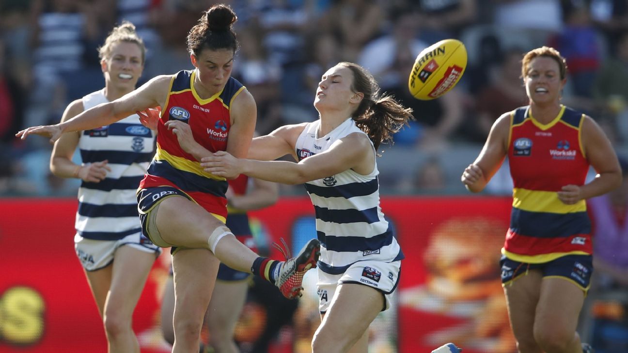 Crows' AFLW title defence back on track - ESPN