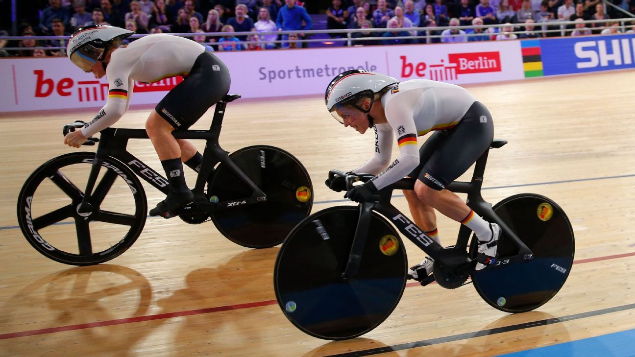 Germany wins women's team sprint as multiple records fall at track ...