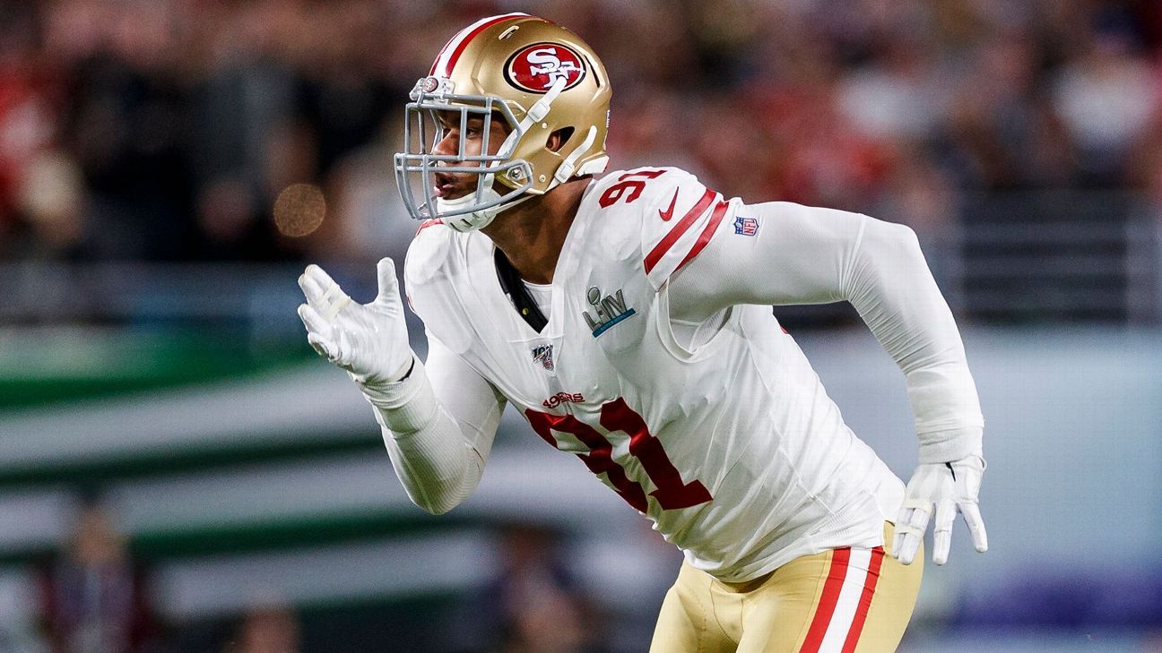 49ers' 53-man roster projection loaded on defensive line - ESPN